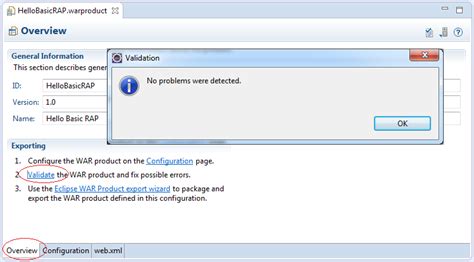 Package And Deploy Eclipse Rap Application