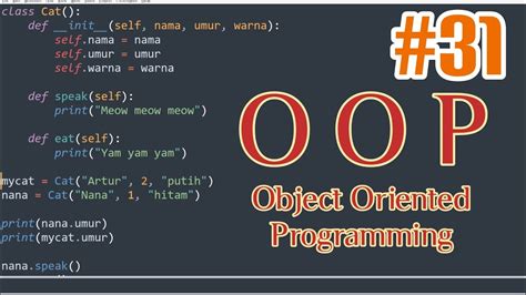 Part 31 Object Oriented Programming Oop Belajar Python Di Hp