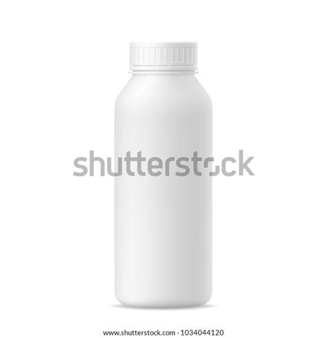 플라스틱 우유 요구르트 음료 샴푸 병 스톡 벡터로열티 프리 1034044120