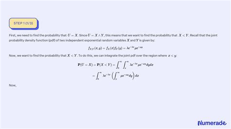 SOLVED Let X and Y be independent exponential with parameters λand Numerade