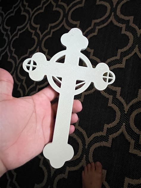 Botonee Cross A Full Sized 3d Printed Symbol Of Faith Etsy