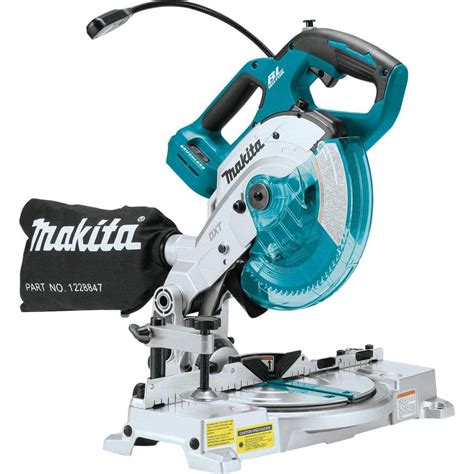 Makita 18v Lxt 6 1 2in Compact Dual Bevel Compound Miter Saw With Laser