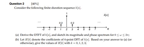 solved question 2 [40 ] consider the following