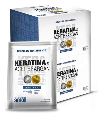 Smoll Tratamiento Keratina Y Argan Caja 6 Und X 35ml Cuotas Sin Interés