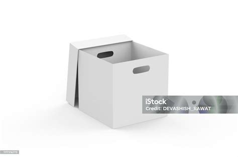 운송 저장 및 유지를위한 빈 갈색 골판지 상자 포장 용기 하드 종이 상자는 고립 된 흰색 배경 3d 그림에 템플릿을 조롱 0명에 대한 스톡 사진 및 기타 이미지 Istock