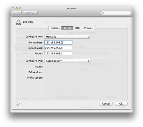 Mac Osx Os X Server Ignoring Static Vpn Ip Request Server Fault