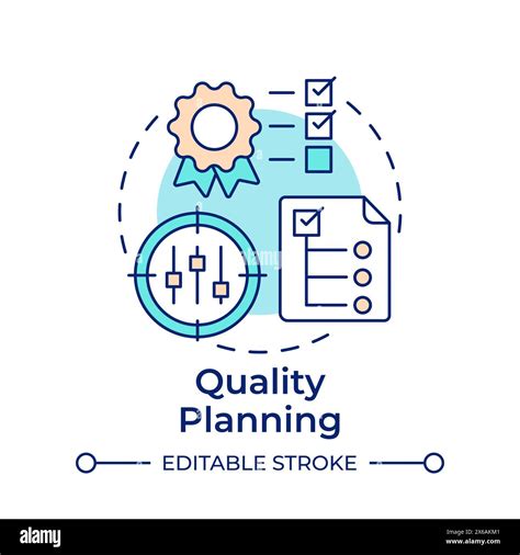 Quality Planning Multi Color Concept Icon Stock Vector Image And Art Alamy