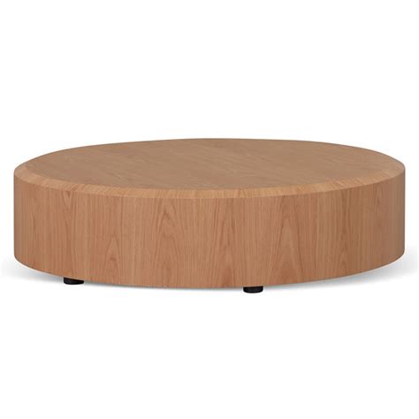 Selma 12m Round Plinth Natural Oak Interior Secrets