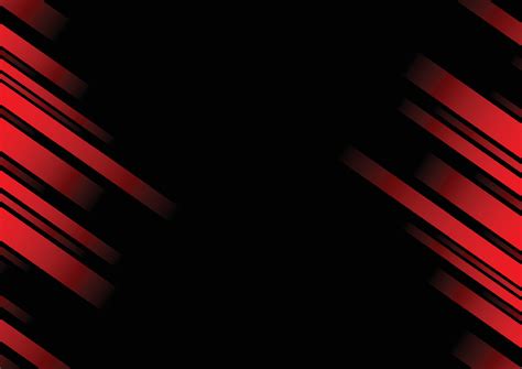 Abstract Red Line And Black Background For Business Card Cover Banner