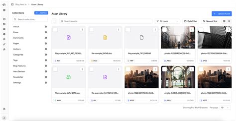 Asset Library Elmapicms V3 Docs