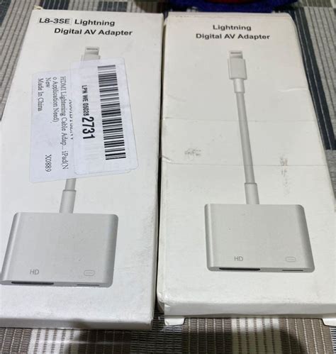 Lightning Digital AV Adapter Computers Tech Parts Accessories Cables Adaptors On Carousell