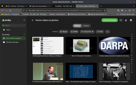 Help No Thumbnails No Stream Or Broken Images FreeBSD Emby Community