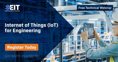 Free Webinar Internet Of Things Iot For Engineering Engineering