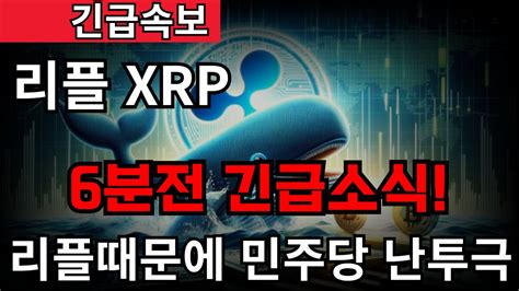 리플 폭등 이제 못 막습니다 Youtube