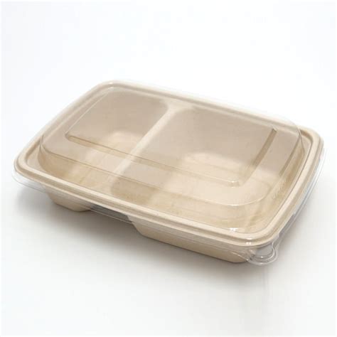 포장대장 펄프 2칸트레이 🍱 🍣 • 튼튼한 소재의 펄프 도시락 용기 소개해드릴게요~ 2칸 나눔으로