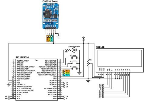 DS Real Time Clock With Alarms And Temperature Monitor CCS C