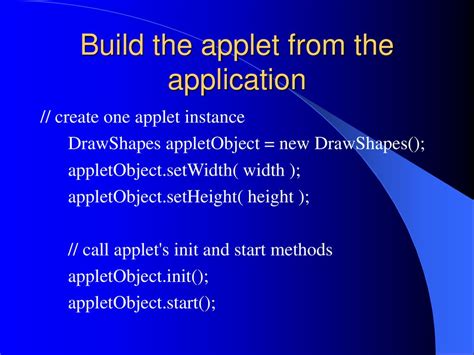 Applets And Applications Ppt Download