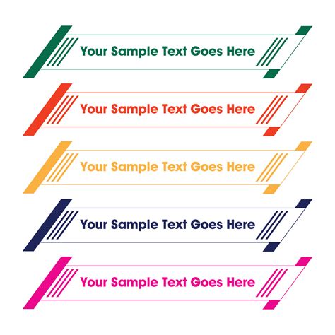 Lower Third Vector Template Design Vector Art At Vecteezy