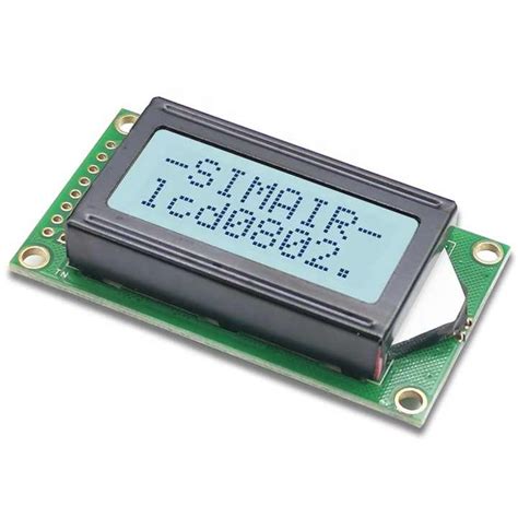 Smr 0802b Lcd Module 8x2 Character Display With Led Backlight