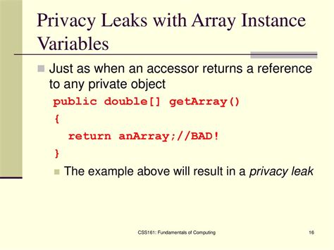 Programming With Arrays 1 Ppt Download