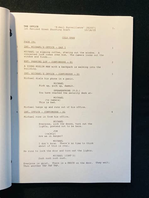 The Office David Koechner Signed Script Script Copy Catawiki