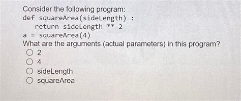 Solved A Consider The Following Program Def Chegg