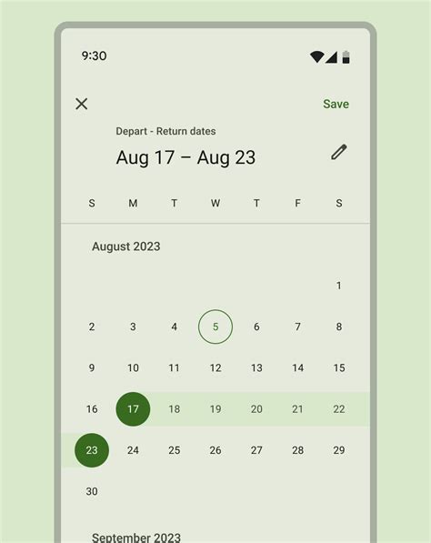 Date Pickers Material Design 3