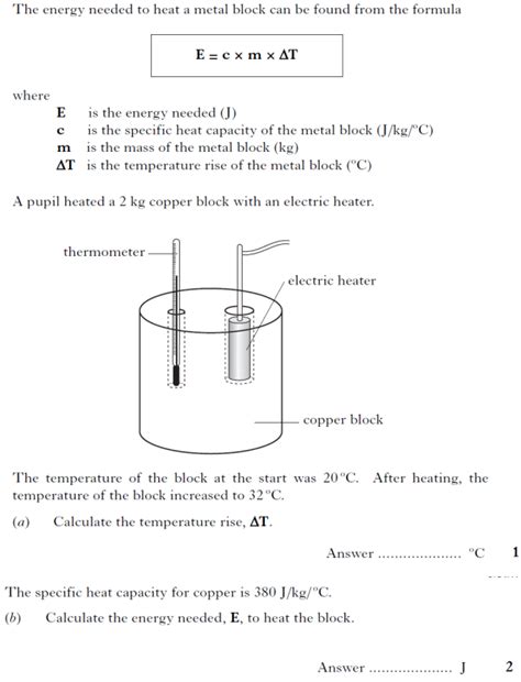 science skills revision data calculations level 3c part 2 science