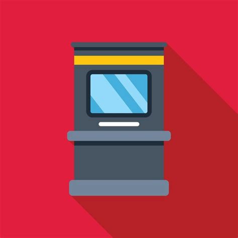 Premium Vector Atm Machine Displaying Withdraw Money Screen With Long