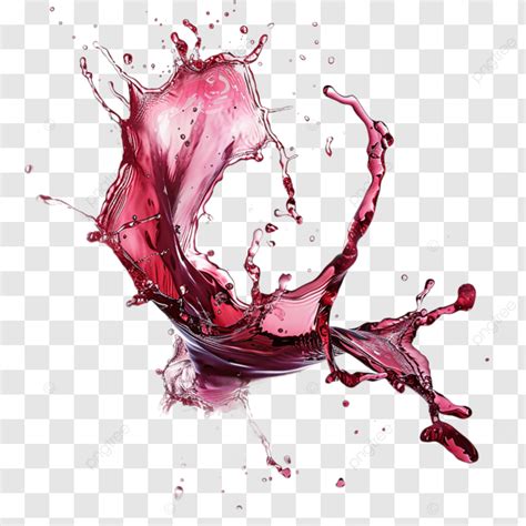 선명한 빨간색 액체가 위쪽으로 튀어 대조 배경에 역동적인 물방울을 생성합니다 생기 넘치는 붉은 액체 동적 물방울 대조적인 배경 Png 일러스트 및 이미지 에 대한 무료