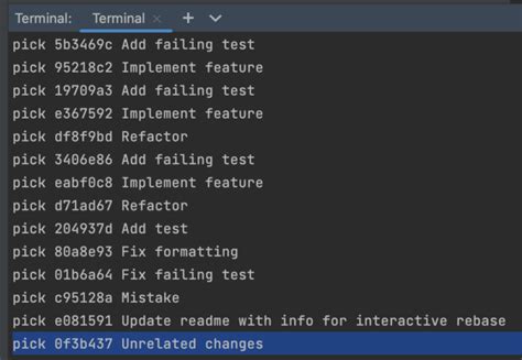 Using Git Interactive Rebase