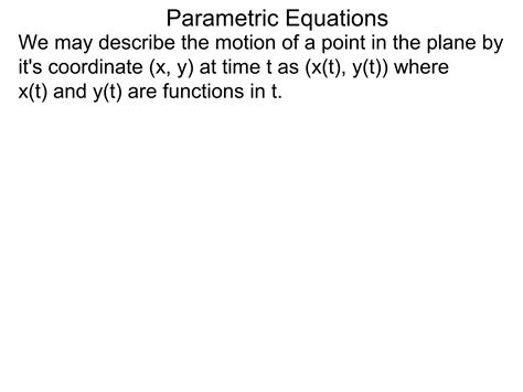 5 Parametric Equations Tangents And Curve Lengths In Polar Coordinates