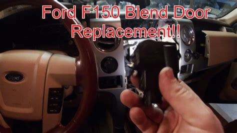 Ford F150 Blend Door Actuator Replacement; Stuck on AC/Heat!! 2009-2014 - YouTube