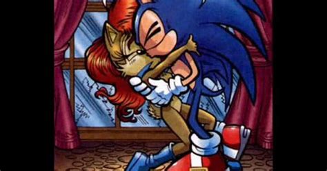 Sonic And Sally Kiss