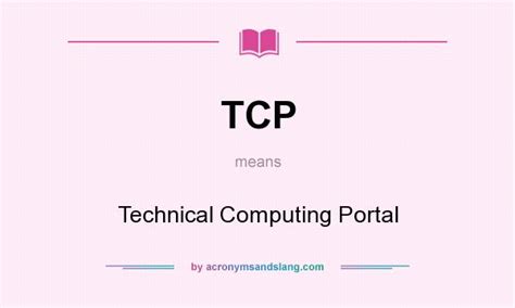 Tcp Technical Computing Portal In Undefined By