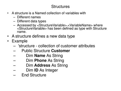 Ppt Structures Arrays And Collections In Programming Powerpoint