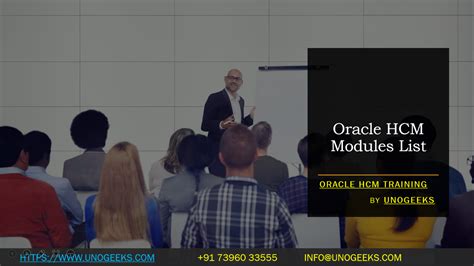 oracle hcm modules list
