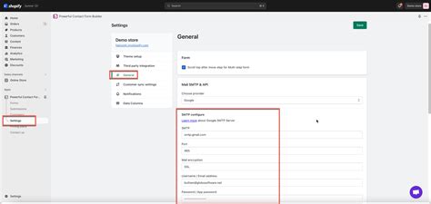 Set Up SMTP Email