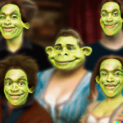 I Tried Recreating Dall E Mini In Dall E Using Shrek As A Prompt Rweirddalle