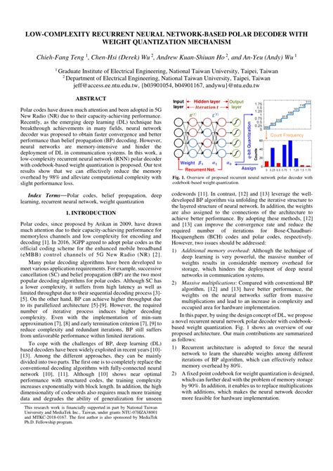 Pdf Low Complexity Recurrent Neural Network Based Polar Decoder With