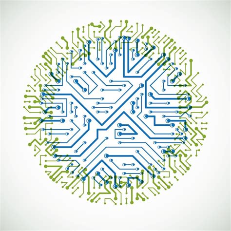 Premium Vector Vector Abstract Computer Circuit Board Colorful