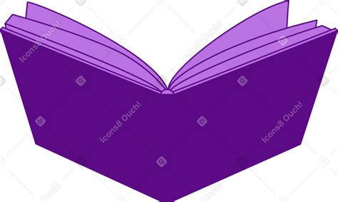 Открытая книга в PNG, SVG