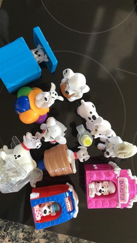 Disney 101 102 Dalmatians Mcdonalds Happy Meal Toys Figurines Lot Of 10