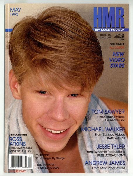 Hmr May 1993 Ross Atkins Vivid Video 84p Tom Sawyer Catalina Gay Pinup