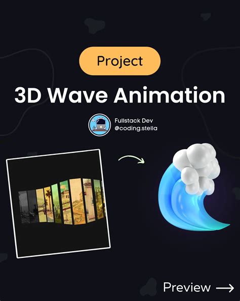Riya Tak • Coding • Html • Css • Javascript 3d Wave Animation On Images Grid Using Html Css 😇🫢