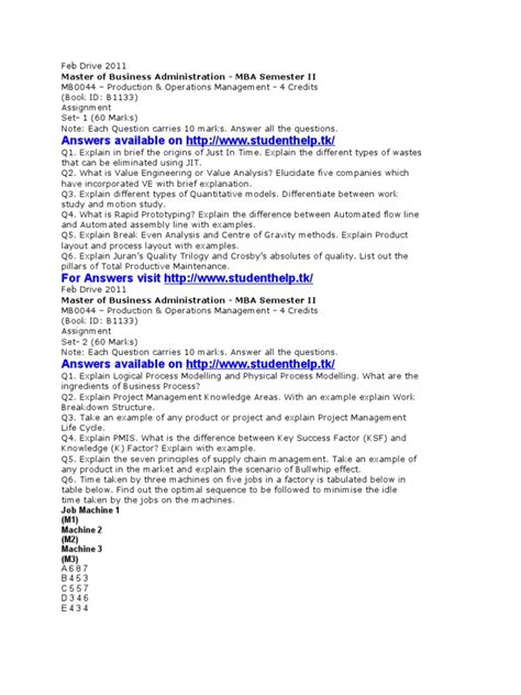 Mba Semester 2 Pdf Cost Of Capital Linear Programming