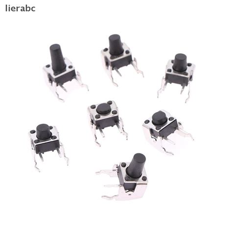 Lie 20pcs 6x6mm Pcb Panel Momentary Tactile Tact Mini Push Button Switch Micro Switch Right