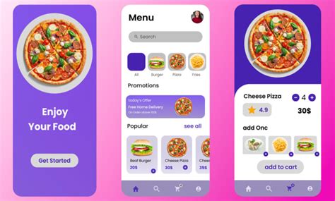 Design Mobile Uiux Design For App Mockups By Manfaz Smart So Fiverr