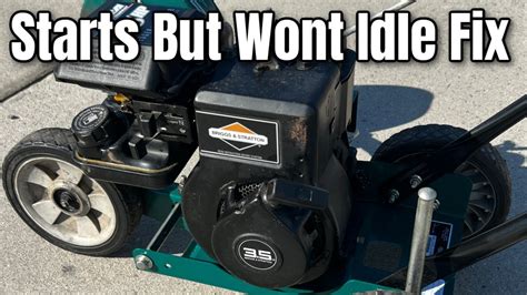 Briggs & Stratton Engine Starts But Wont Stay Running or Idle | How To Replace Carburetor ...