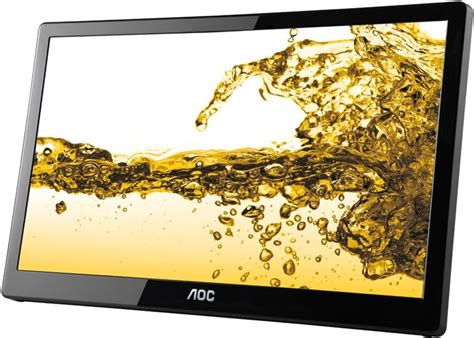 AOC E1659FWU 15 6 WXGA 1366x768 60Hz 5ms TN USB Desktop Monitor Wootware